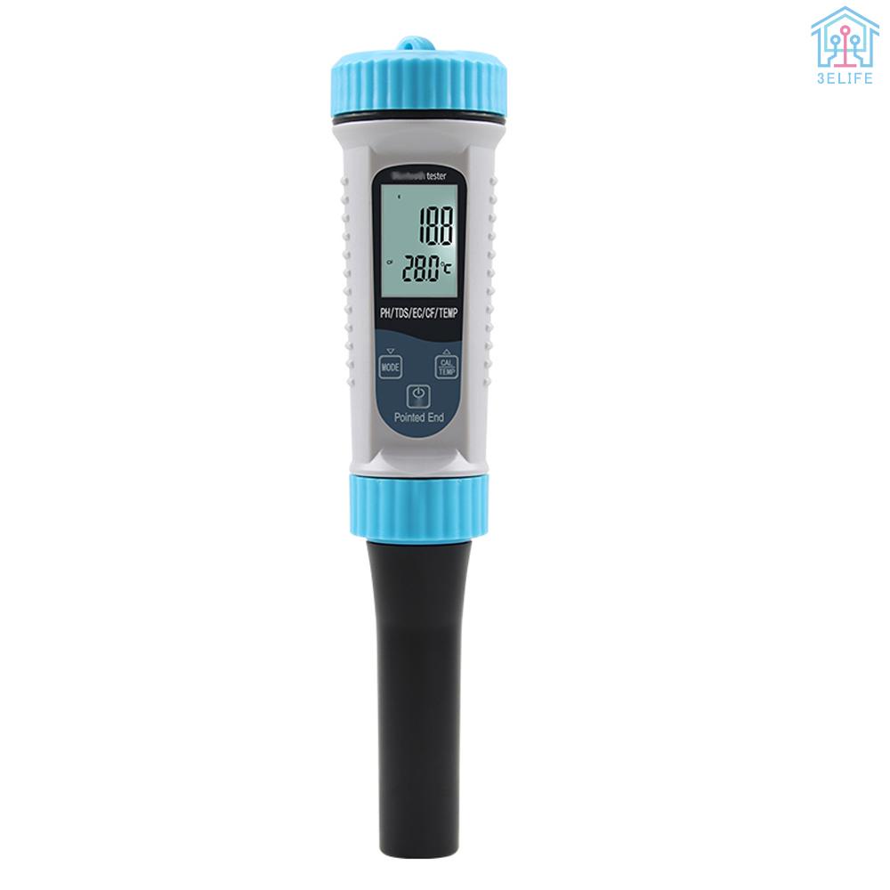 Tuya BT 5-in-1 Multifunctional Digital Water Quality Tester Portable ...