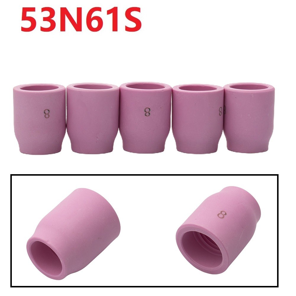 [COD]-5pcs Ceramic Gas Lens Cup 53N61S #8 1/2" TIG Welding Torch WP-9/ ...