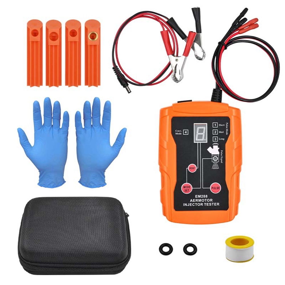 Fuel Injector Tester Cleaner Tool Kit 8 Pulse Modes Injector Tester ...