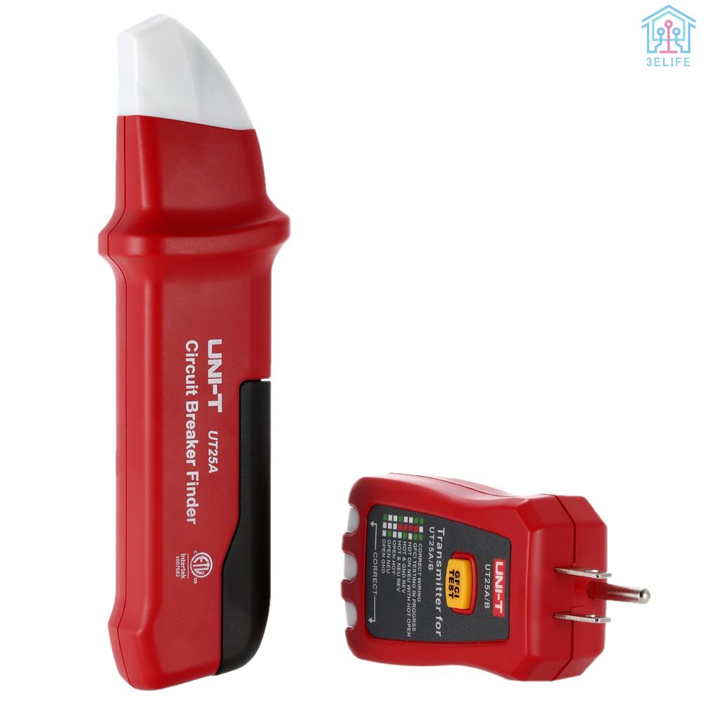 UNI-T UT25A UT25A/B Automatic Circuit Breaker Finder Socket Tester with ...