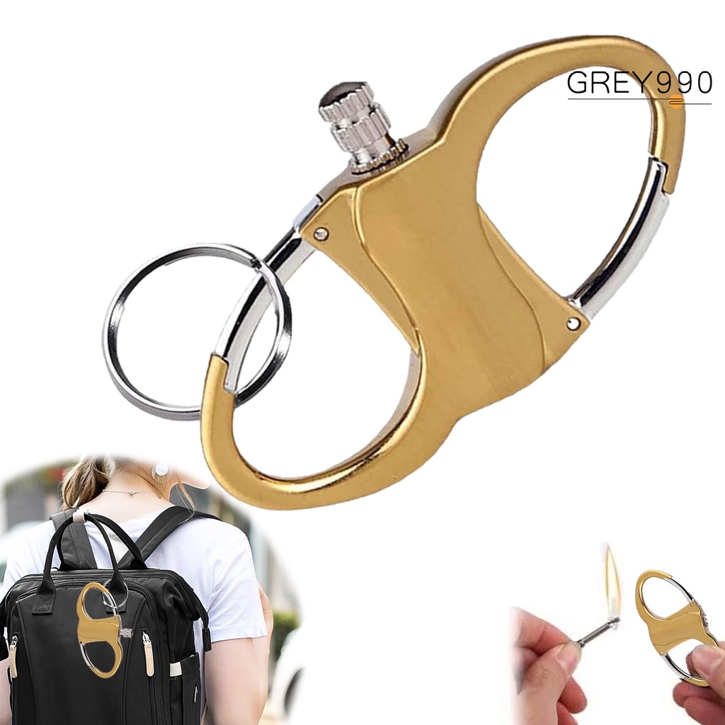 Grey990 1/2Pcs Portable Carabiner Keychain Lightweight Multi-purpose ...