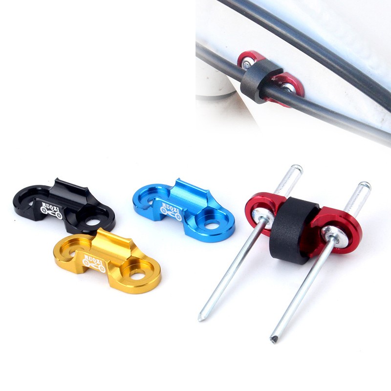 [COD]-Aluminum Alloy Bicycle Cable Guide MTB Bike Brake Line Holder ...