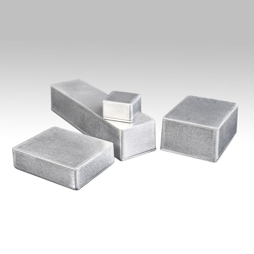 [COD]-Effect Aluminum Box Metal Electric Case Instrument Silver ...