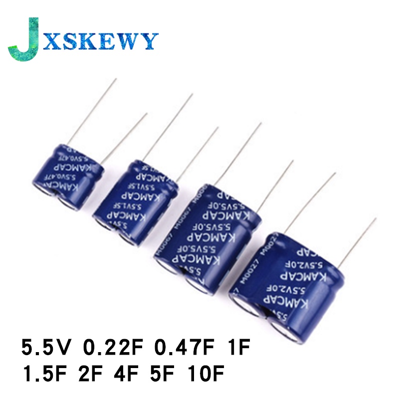1PCS Super capacitor farad capacitor combination type 5.5V 0.22F 0.47F 1F 1.5F 2F 4F 5F 10F ...