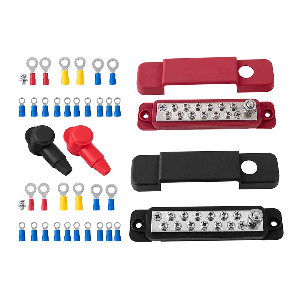 [COD]-12 Point Busbar Bus Bar Power Distribution Block 180A 12V DC ...