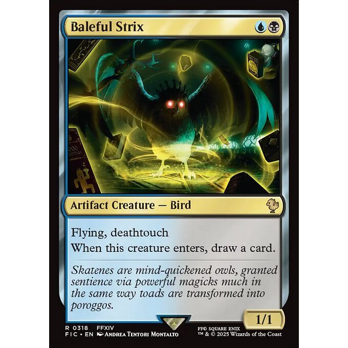 Baleful Strix - Commander: MTG FINAL FANTASY (FIC) - MULTI | Shopee ...