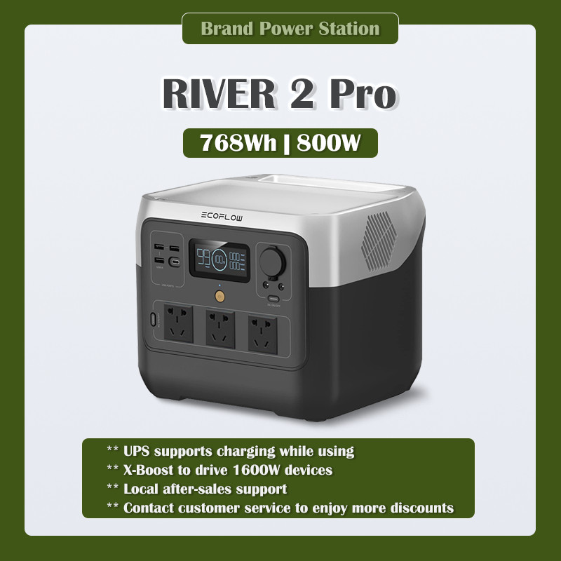 【Local Inventory】RIVER 2 Pro Portable Power Station 768Wh LiFePO4 ...