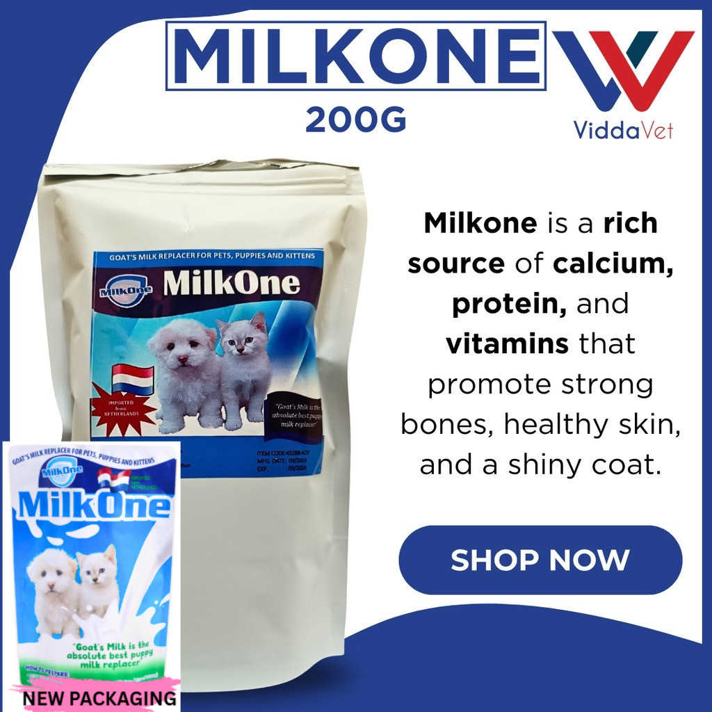 Milkone[Qe:200g!K^milkone goat milk replacer milk one for dog, puppies ...