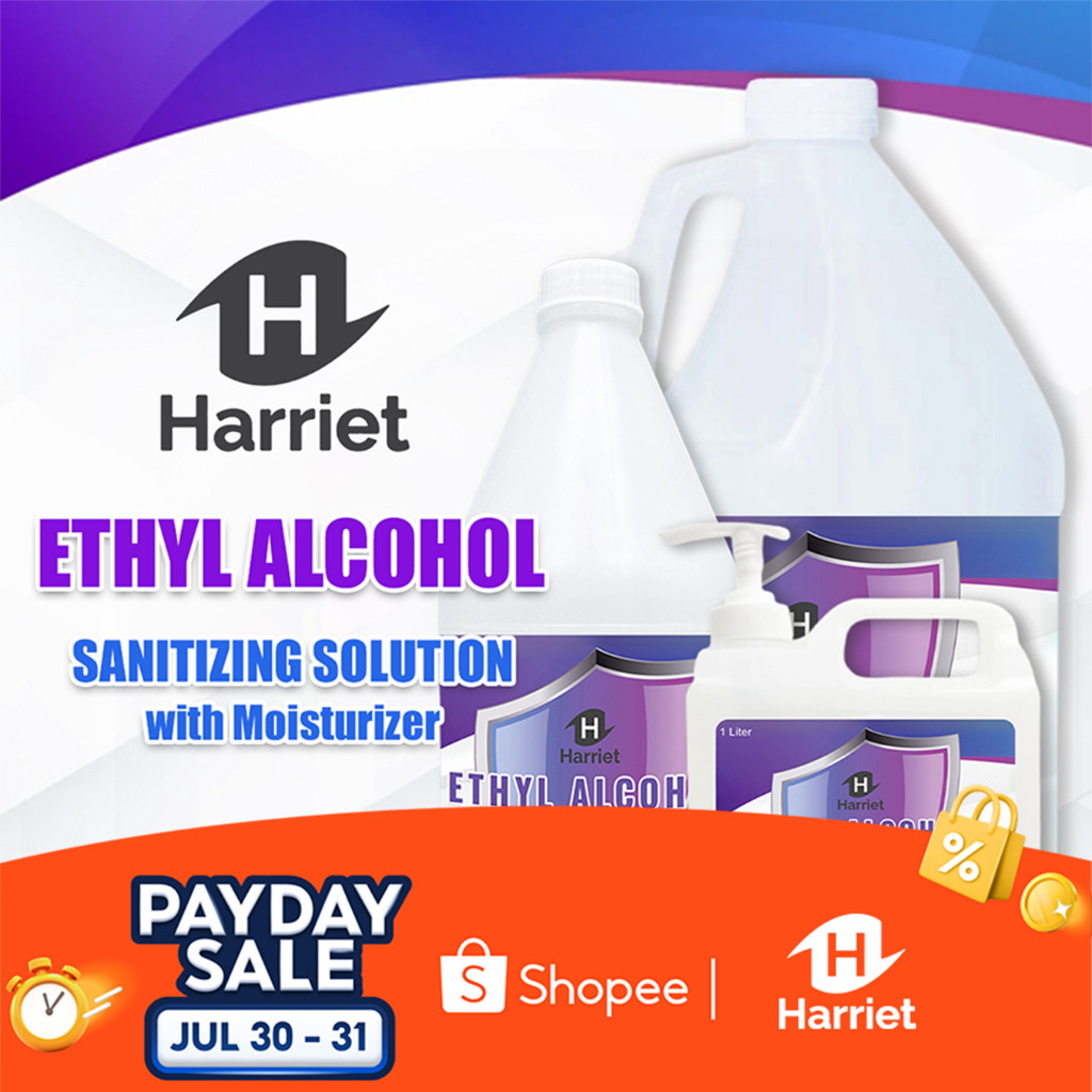 Harriet Ethyl Alcohol Sanitizing Solution with Moisturizer 1 Gallon, 1 ...