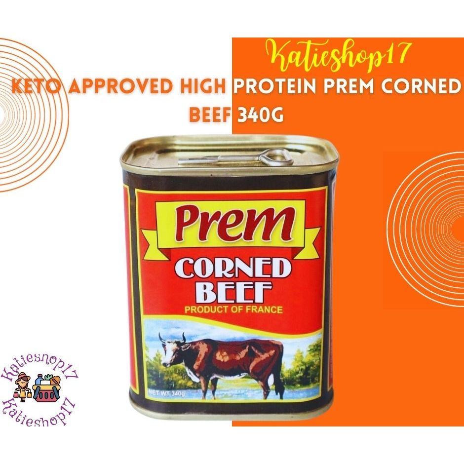 KETO APPROVED High Protein Prem Corned Beef 340g | Shopee Philippines