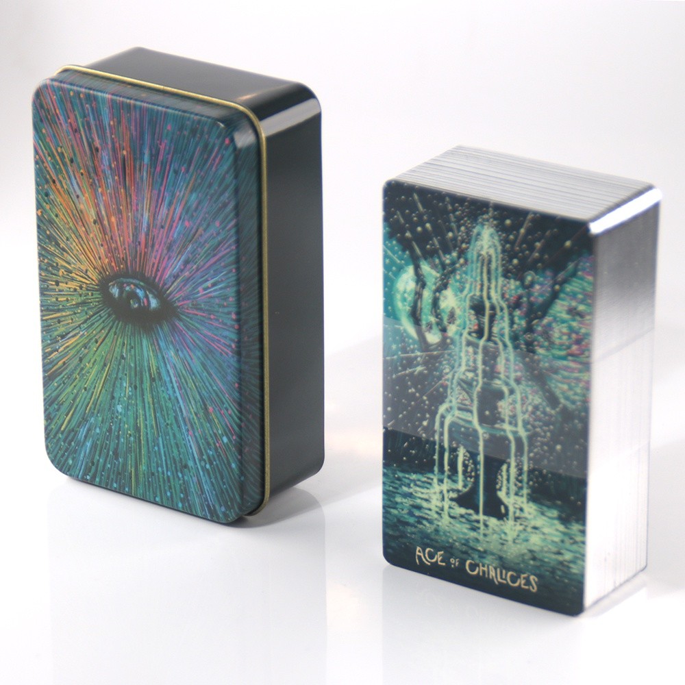 Prisma Visions Tarot Deck in a Tin Box Gilded Edge For Fortune Telling ...