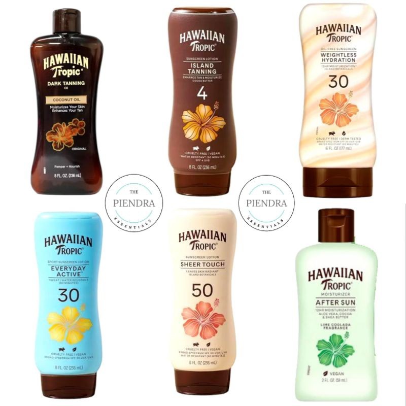 Hawaiian Tropic Dark Tanning Oil | Sunscreen Lotion SPF 30 SPF 50 ...