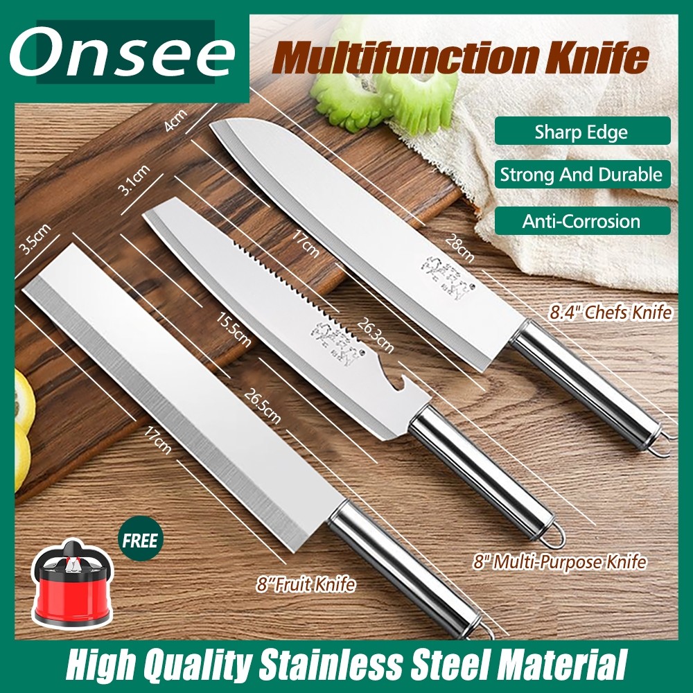 Stainless Steel Chef Knife Kitchen Knives Chef's Classics Knife Kitchen ...