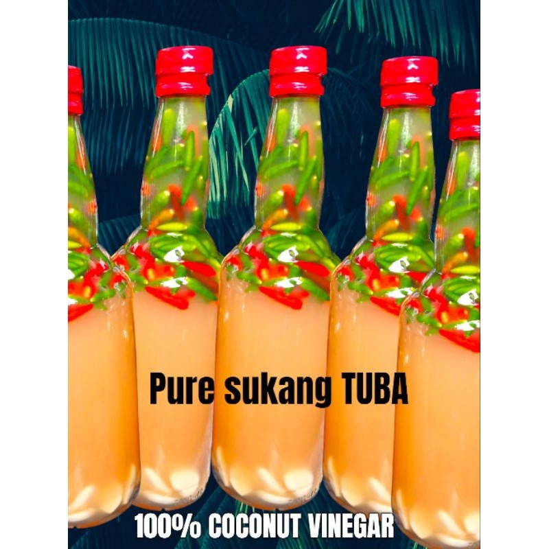 Coconut Vinegar, pure sukang TUBA 750ml, TANDUAY long neck size ...