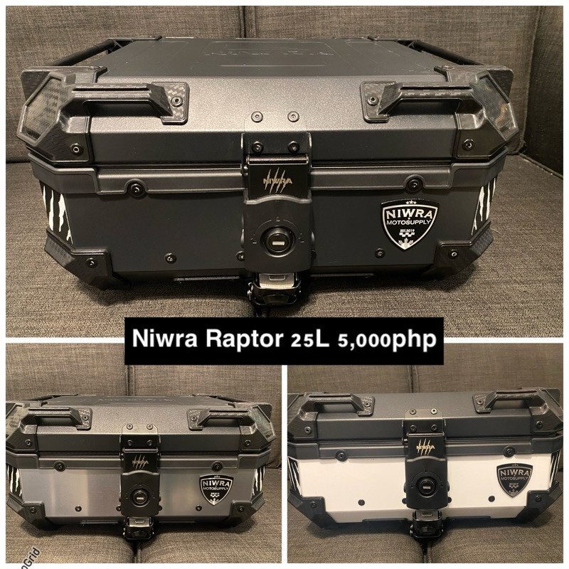 Niwra Raptor 25L Aluminum top box | Shopee Philippines