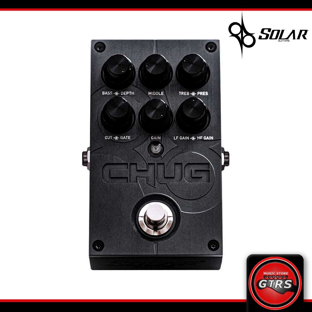 Solar Guitars CHUG - High Gain Preamp Guitar Effects Pedal with Gate ...