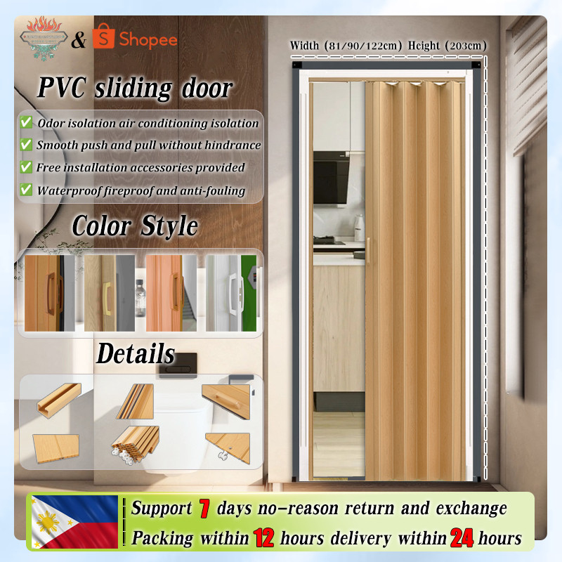 PVC folding door sliding door folding sliding door invisible door ...