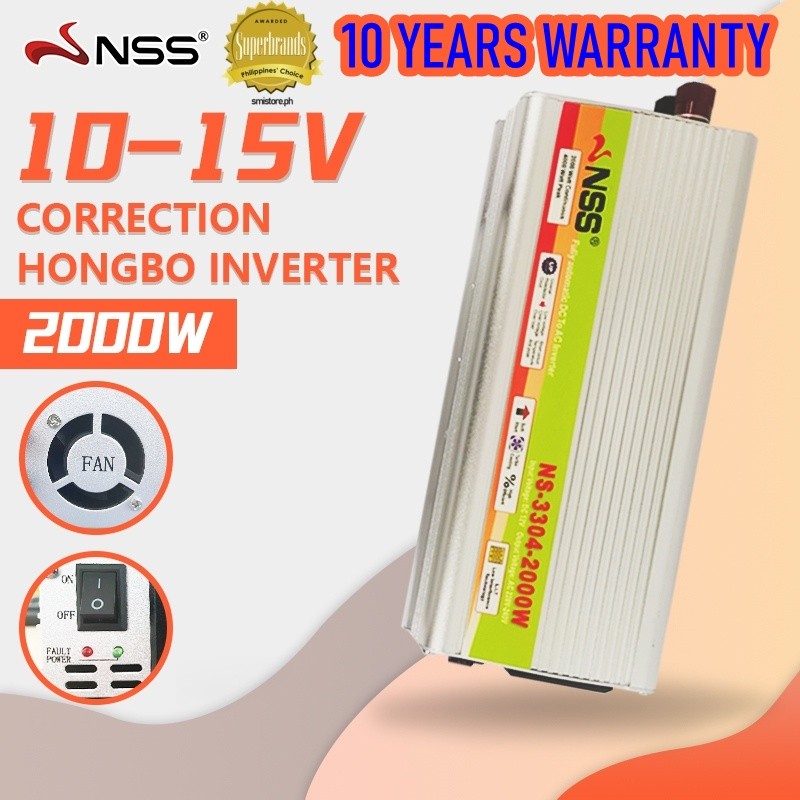 NSS Solar Power Inverter 12V TO 220V - 230 V 500w 1000w 2000W DC To AC ...