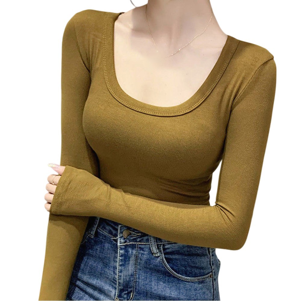 ULTRA|Threaded solid-colored slim-fitting and for versatile T-shirt for ...