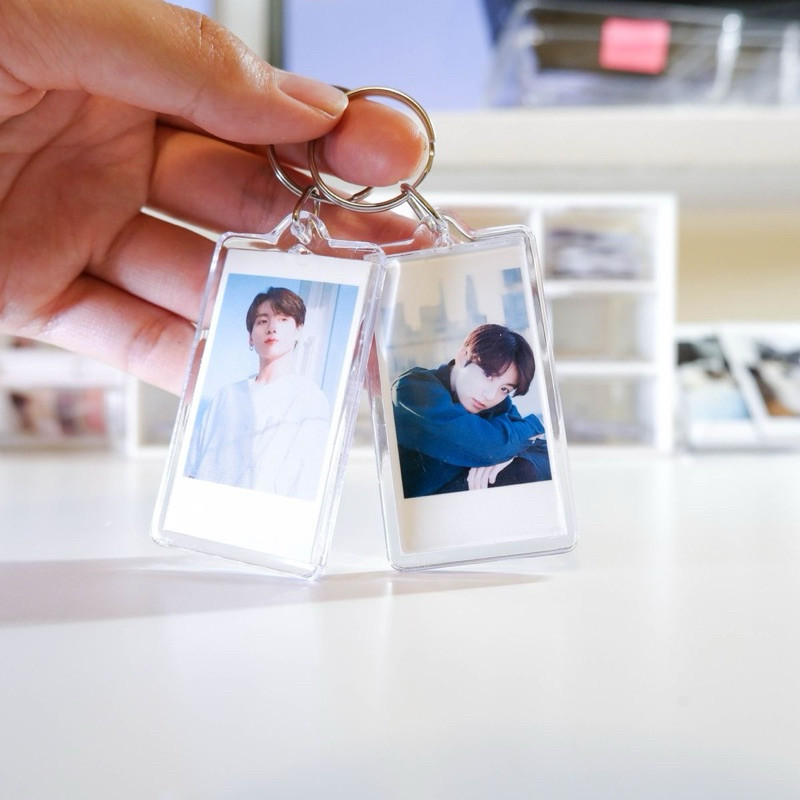 Custom@Lq@c,Polaroid Instax Inspired Mini Keychains Cute Couple Gift ...