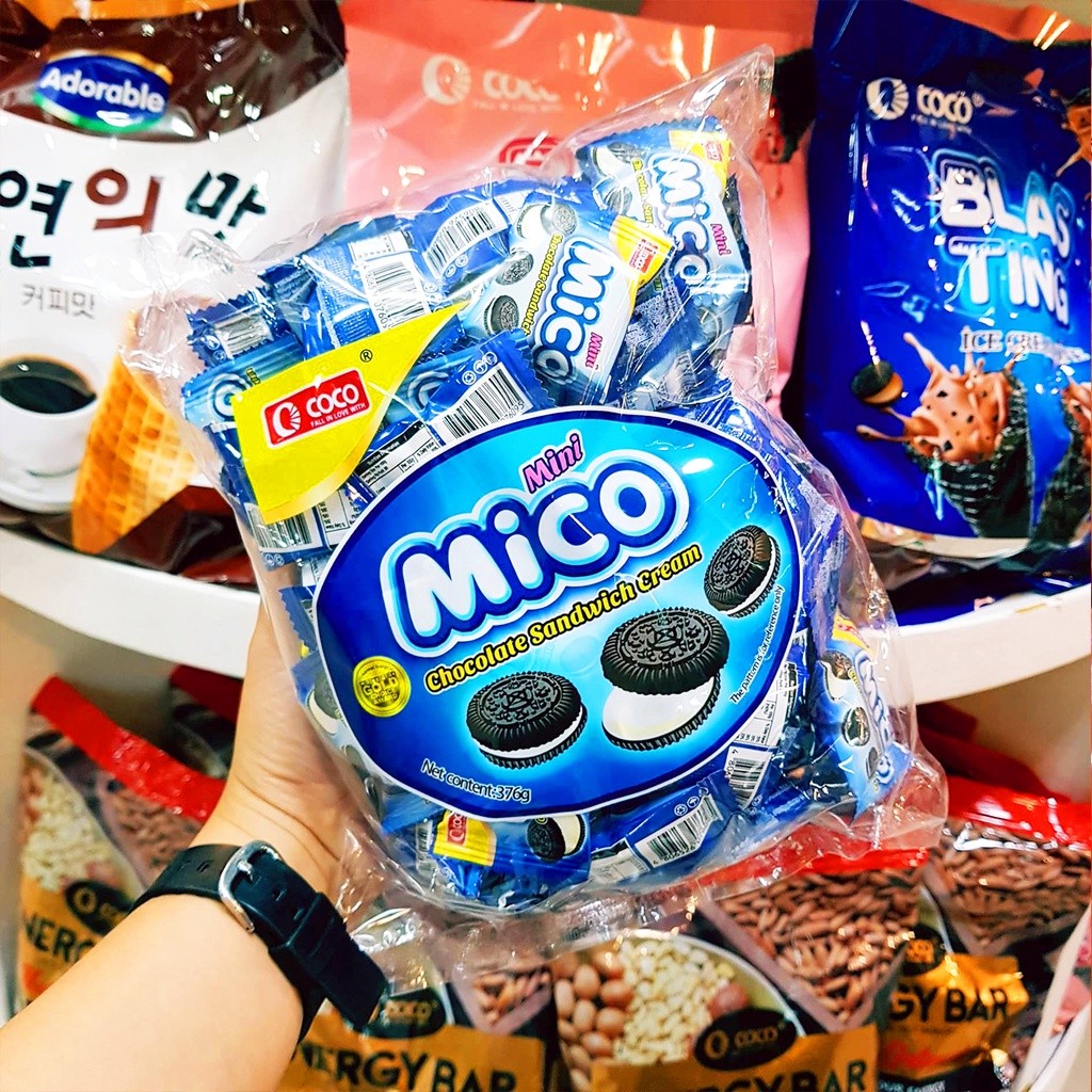 COCO Mico Mini Chocolate Cookies 376g | Shopee Philippines