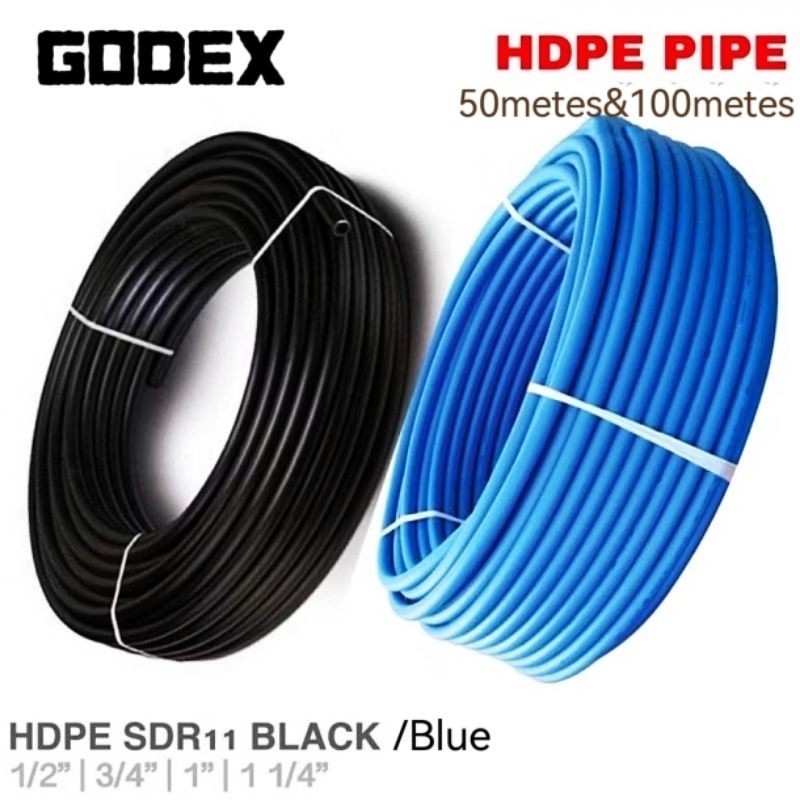 SDR-11 HDPE Black Blue Pipe Waterline & Farm Garden Irrigation Hose ...
