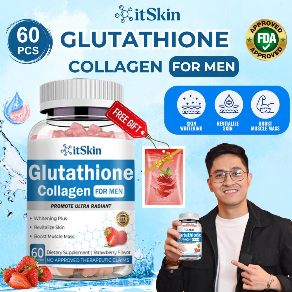 ItSkin;WA$Glutathione)m+Collagen For Men Whitening Skin Moisturize ...