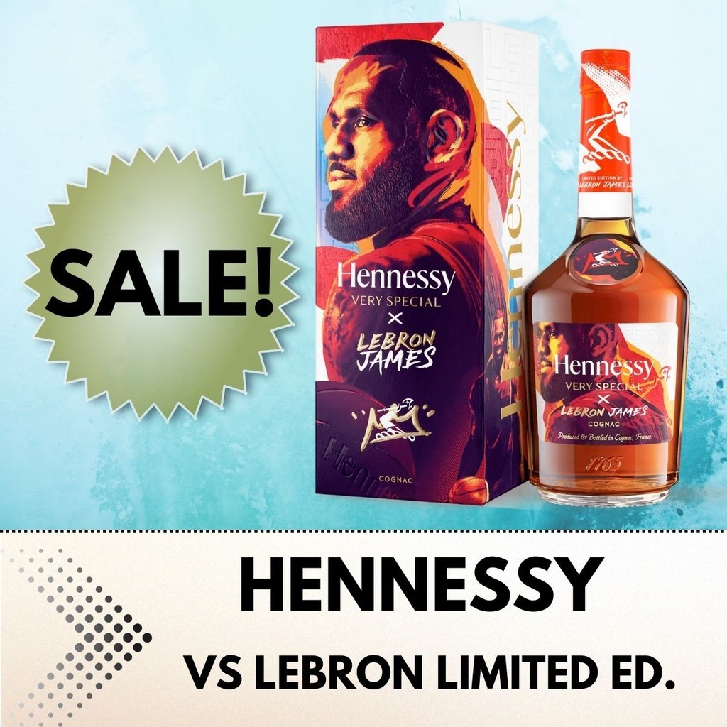 Hennessy VS x Lebron James Limited Edition 700ml Cognac with Box ...