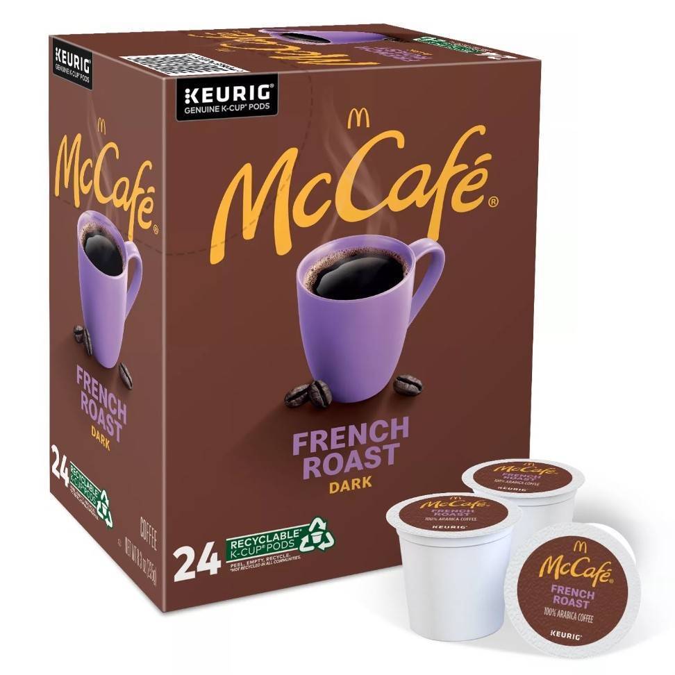 McCafe French Roast, Dark Roast, Keurig K-Cup Coffee Pods, Box of 24 K ...