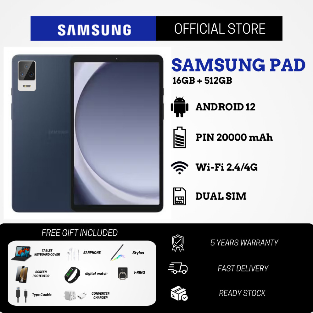 Samsung]m?Tablet@PG]10.1 | 16+512GB | 4G | Android 12 | 20000mAh ...