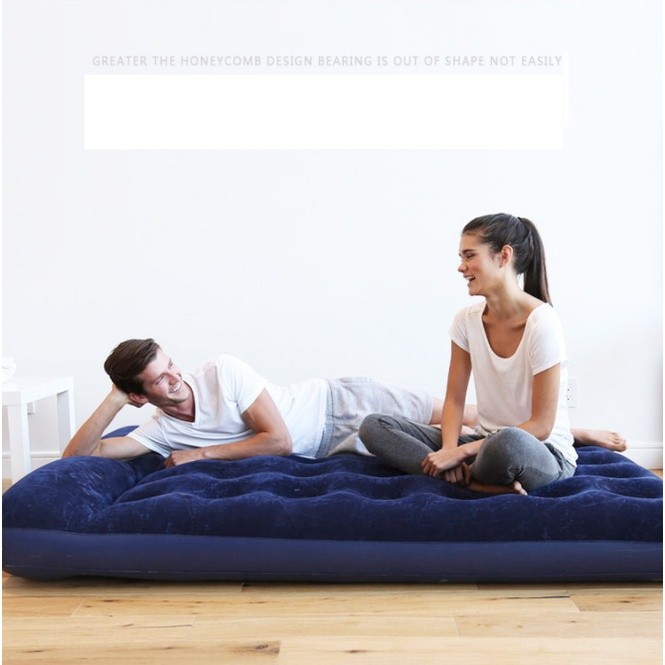 Best Way Inflatable Double Person Air Bed Without Air Pump (67002 ...
