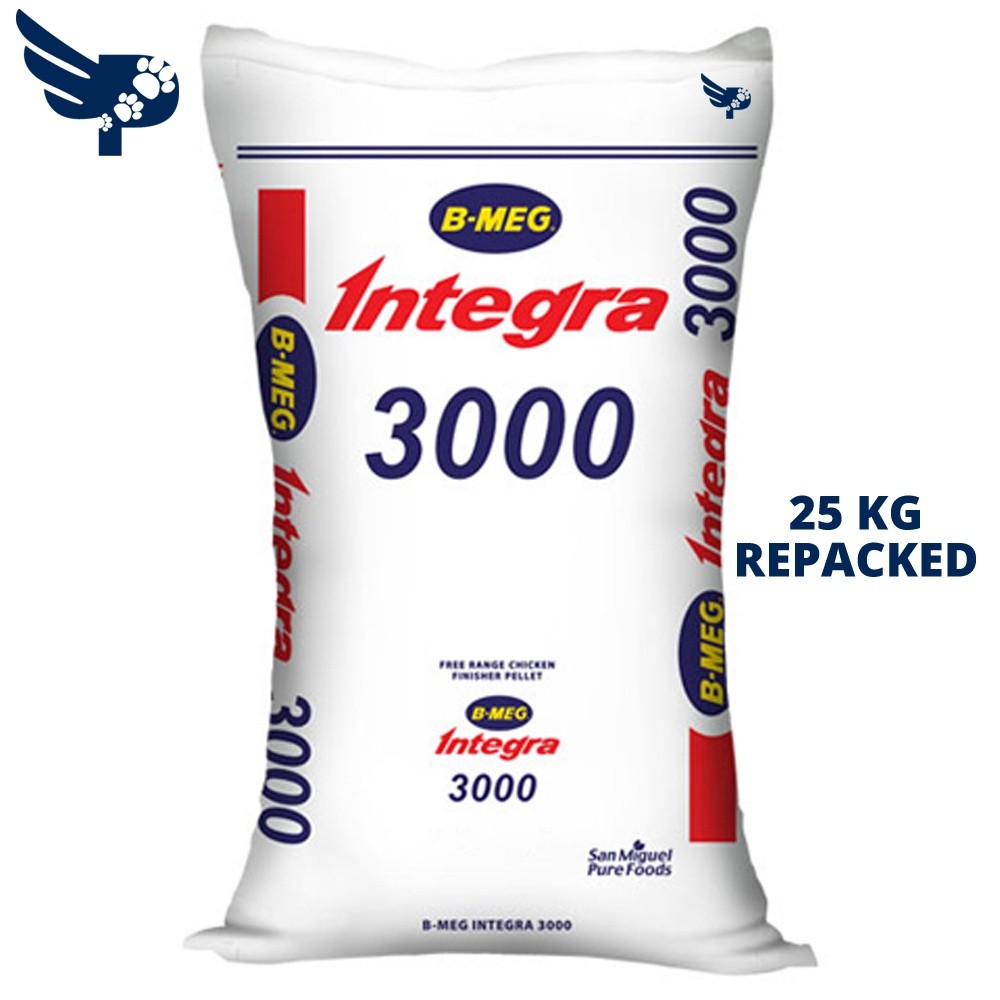 B-MEG Integra 3000 Free Range Chicken Finisher Pellet 25KG - by SMC ...