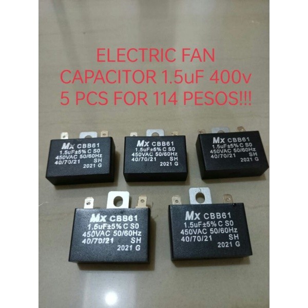 electric fan capacitor 1.5uF and 2.0uF / fan capacitor 1.5uF / fan ...
