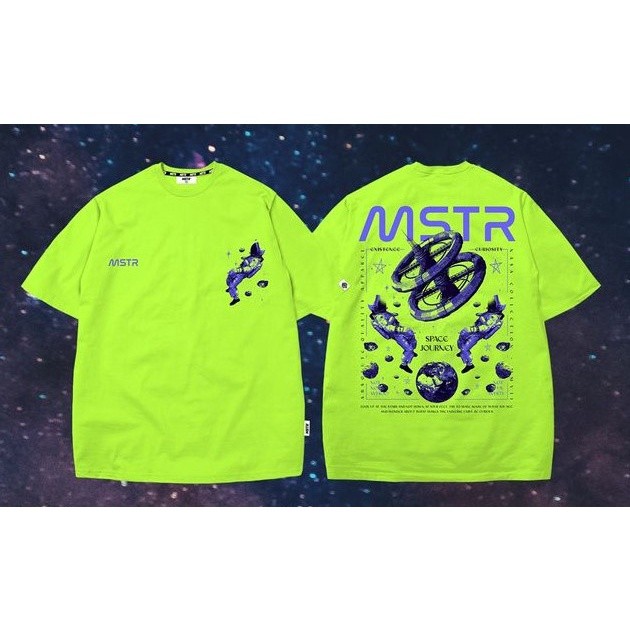 MSTR CO. - SPACE COLLECTION SPACE JOURNEY Men T-Shirt (Neon Green ...