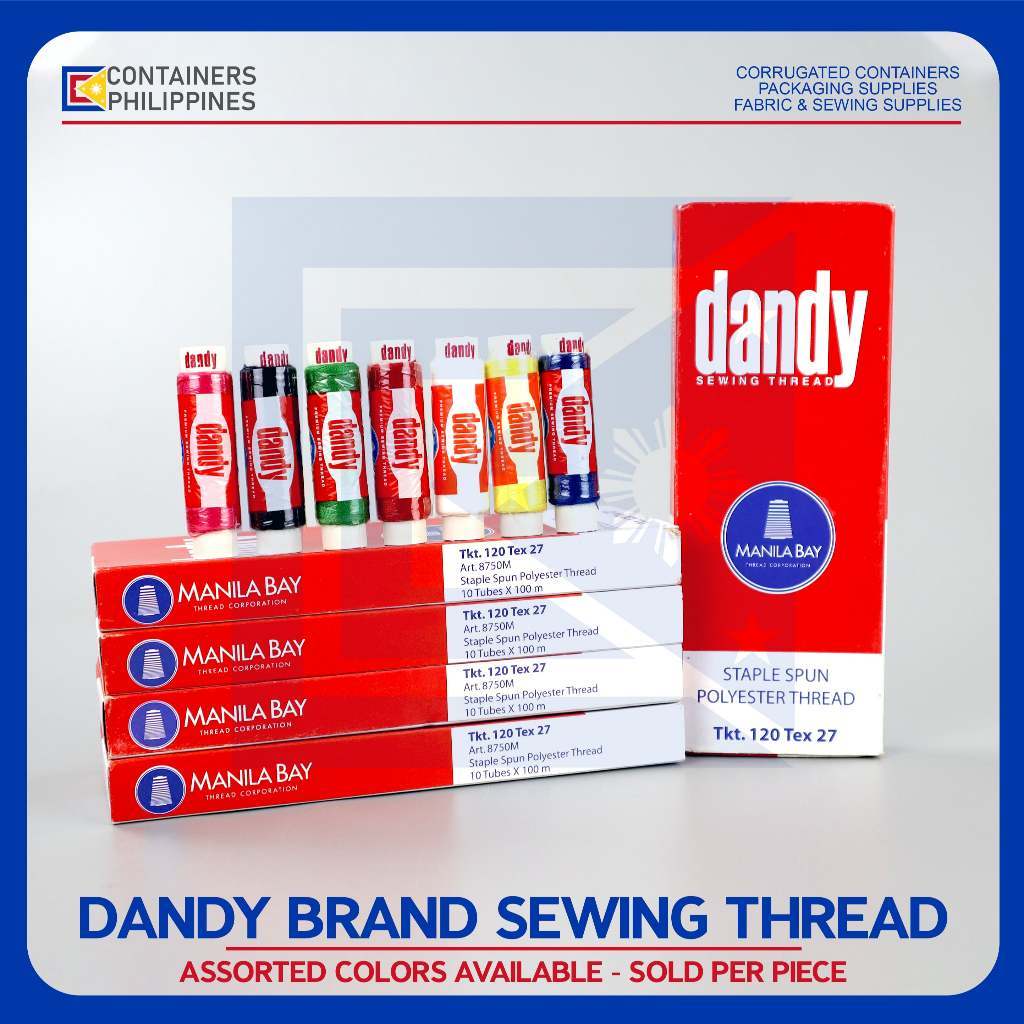 CONTAINERS.PH Dandy Brand Tkt-120 Staple Spun Polyester Sewing Thread ...