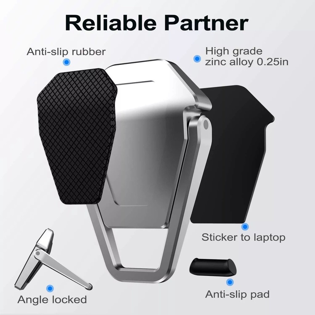 Shield Laptop Stand Invisible Portable Light Stand Adhesive Foldable ...
