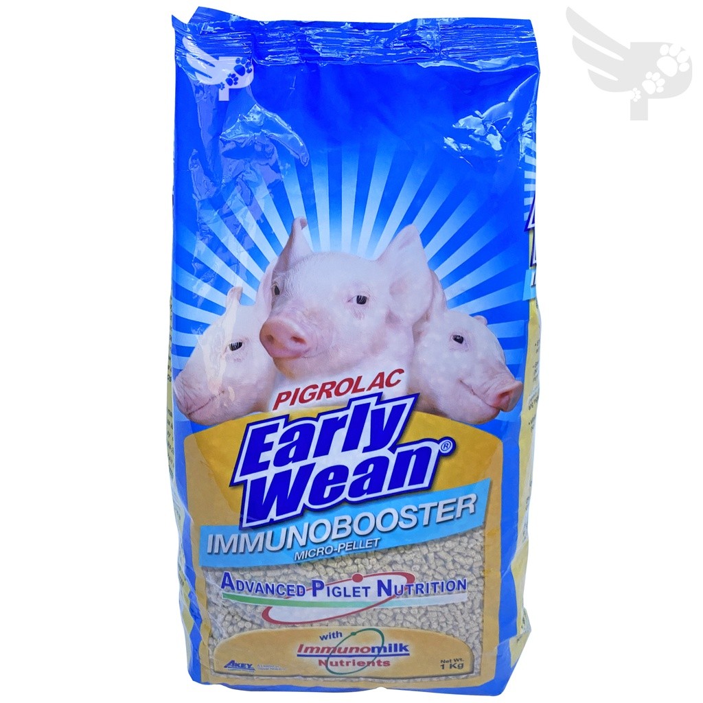 Early Wean ImmunoBooster Micro-Pellet by Pigrolac 1KG - For Piglets or ...