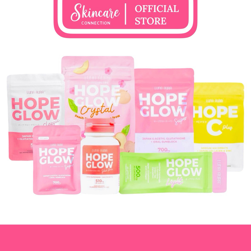 Luna Aura Hope Glow Glutathione Whitening Capsules | Shopee Philippines