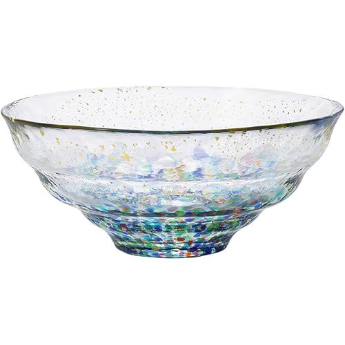 aderia Tsugarubidoro MATSURI gold glazed glass bowl made in Japan with ...