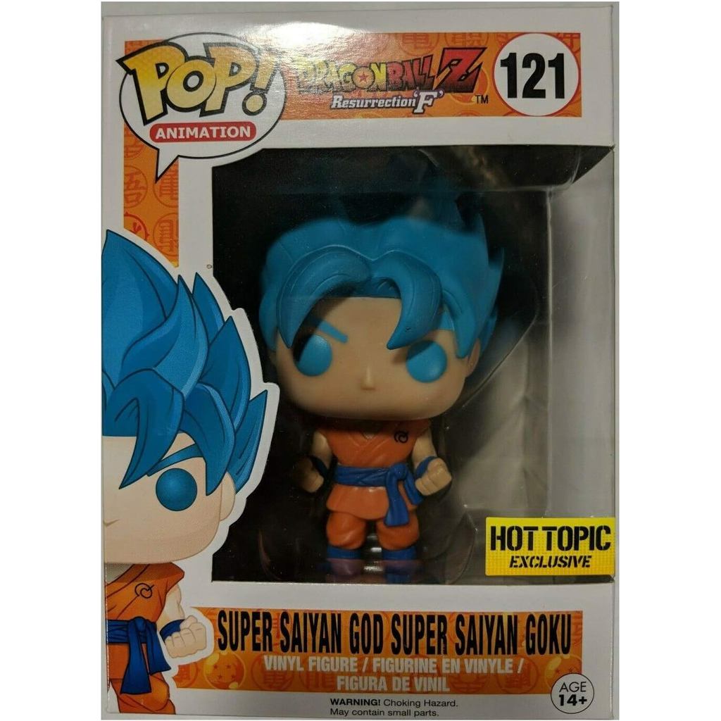 FUNKO POP FIGURE Dragon Ball Dragonball Z Super Saiyan Blue God Goku ...