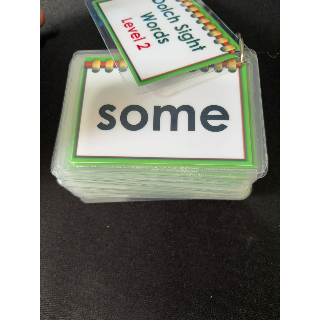 Dolch Sight Words Level 2 40 pcs=U]laminated@a?Flash]v+Cards | Shopee ...