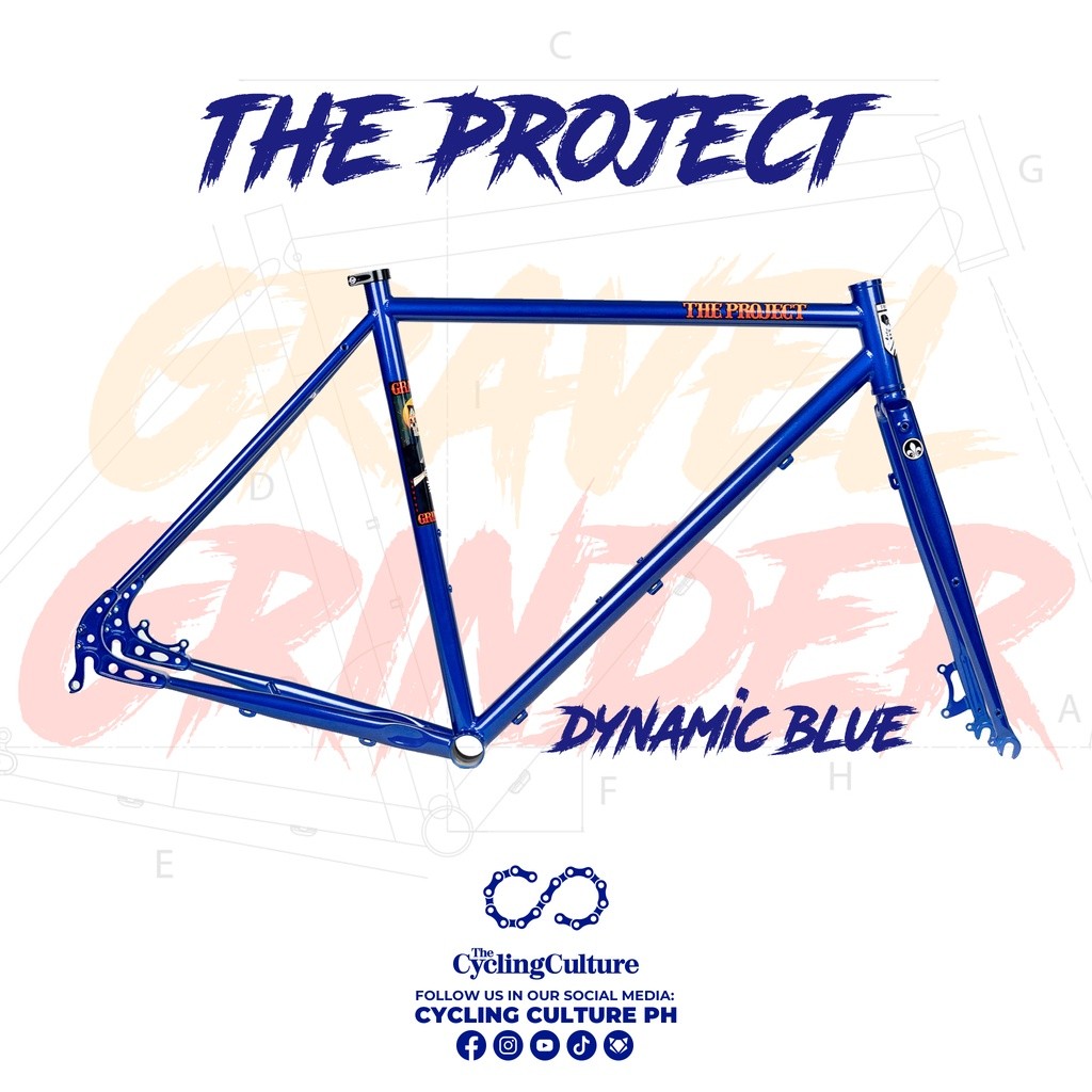 The Project Gravel Grinder Frameset Dynamic Blue | Shopee Philippines
