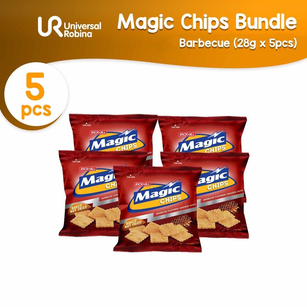 5 x Magic Chips Barbecue (28g) | Shopee Philippines