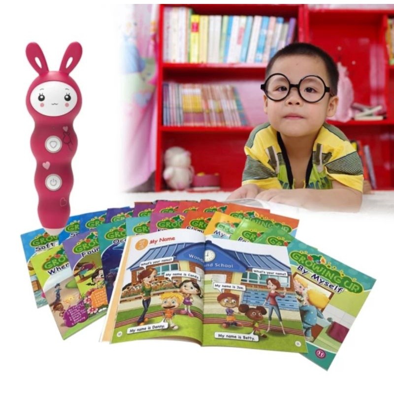 Growing Up Books with talking pen | Shopee Philippines