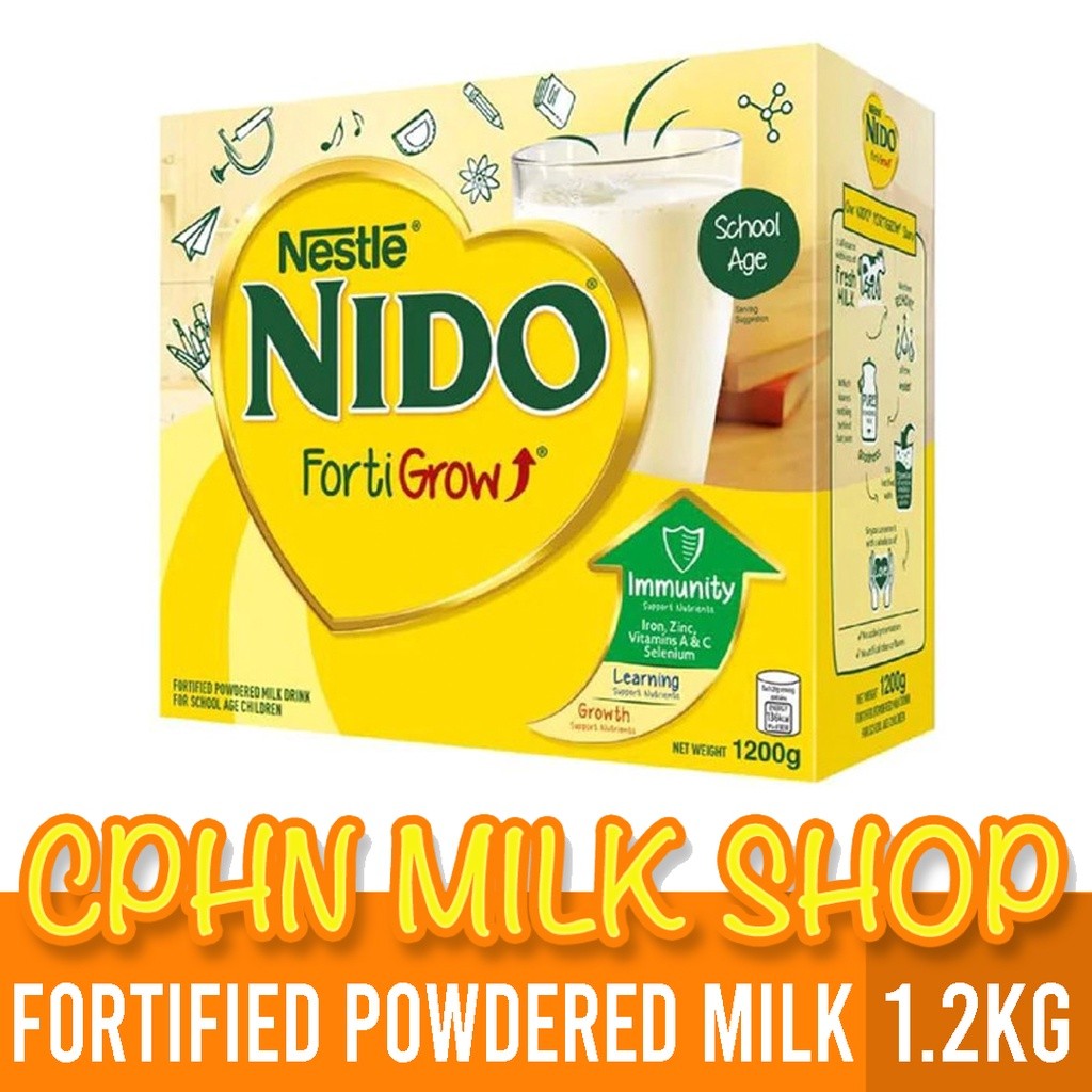 NIDO FORTIGROW 1.2kg Fortified Powdered Milk Drink | Shopee Philippines