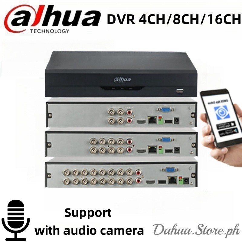 Dahua CCTV DH-XVR-1B04-1 4/8/16 CH Face Detection H.265 Motion Detect ...