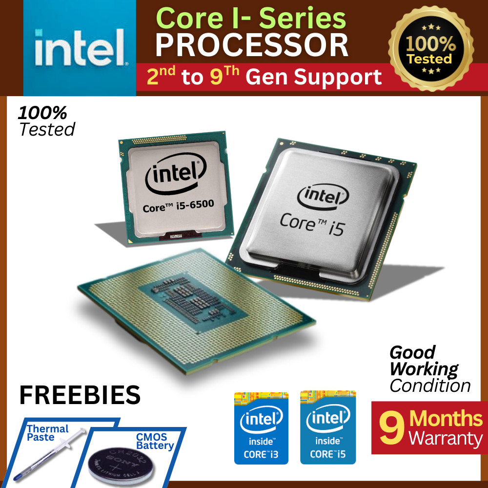 Intel Core i3/i5 2nd, 3rd, 4th and 6th Gen Processor - i3-4150/i5-2400 ...