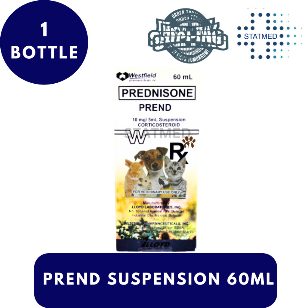 Prend Prednisone Suspension 60mL for Pets & Humns | Shopee Philippines