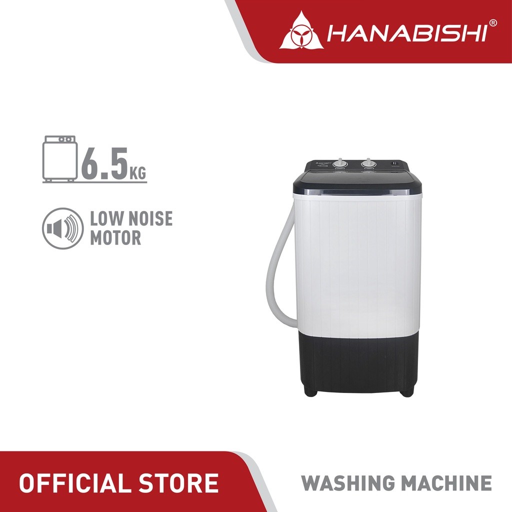 Hanabishi Single Tub Washing Machine HWMBD165BLK | Shopee Philippines