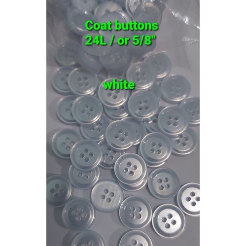 Coat Buttons sold per 2doz and 1gross(144pcs) | Shopee Philippines